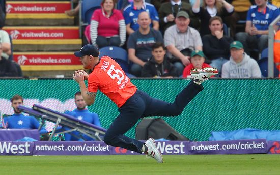 Ben Stokes Takes Stunning Diving Catch Editorial Stock Photo - Stock ...