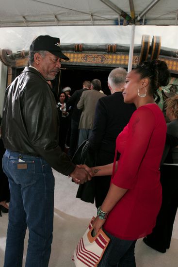 Morgan Freeman Nona Gaye Editorial Stock Photo - Stock Image | Shutterstock