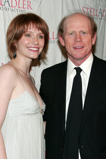 Bryce Dallas Howard Her Father Ron Editorial Stock Photo - Stock Image ...