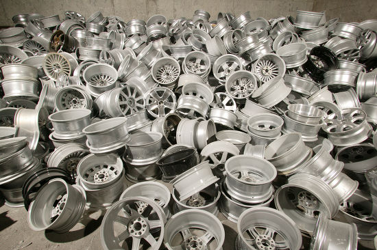 Aluminum Tire Rims Recycling Editorial Stock Photo - Stock Image ...