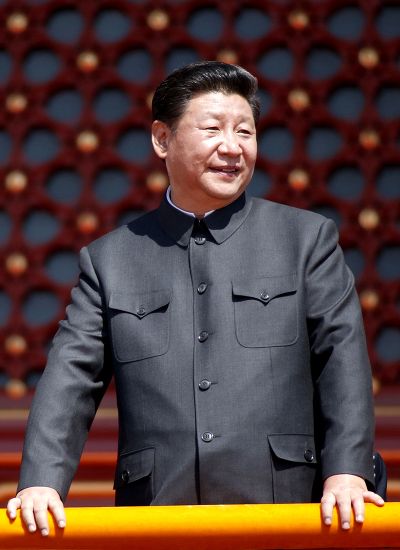 Chinese President Xi Jinping Smiles While Editorial Stock Photo - Stock ...