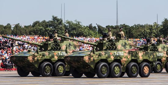 Wheeled Armored Assault Vehicles During Parade Editorial Stock Photo ...