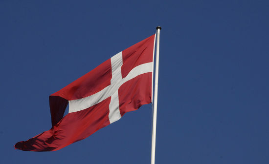 Dannebrog Red White Danish Flag Editorial Stock Photo - Stock Image ...