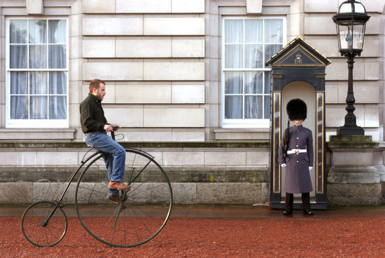 Tim Gun Rides Original Penny Farthing Editorial Stock Photo - Stock ...