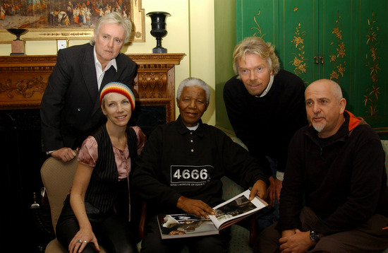 Roger Taylor Annie Lennox Nelson Mandela Editorial Stock Photo - Stock ...