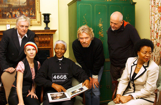 Roger Taylor Annie Lennox Nelson Mandela Editorial Stock Photo - Stock ...