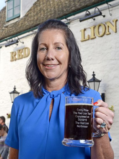 Cathy Price Outside Red Lion Pub Editorial Stock Photo - Stock Image ...
