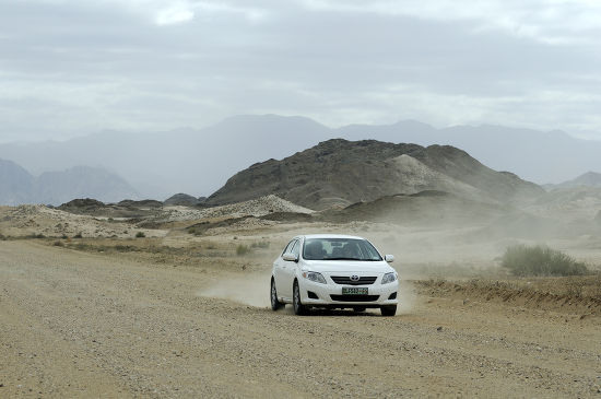 Car Driving On Rough Road 448ai448aisrichtersveld Editorial Stock Photo ...