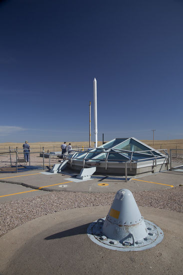 Communciations Antenna Underground Minuteman Ii Missile Editorial Stock ...