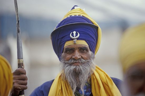 Portrait Old Akali Nihang Sikh Warriorpriest Editorial Stock Photo ...