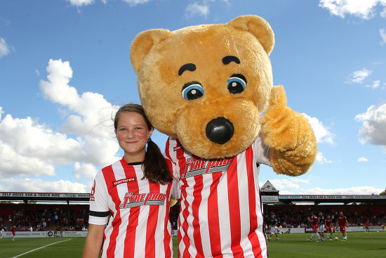 Matchday Mascot Boro Bear During Stevenage Editorial Stock Photo ...