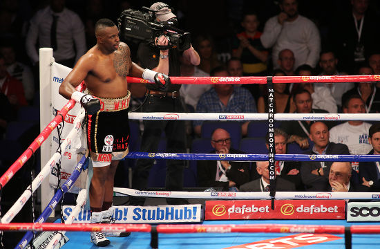 Dillian Whyte Stands Corner After Knocking Editorial Stock Photo ...