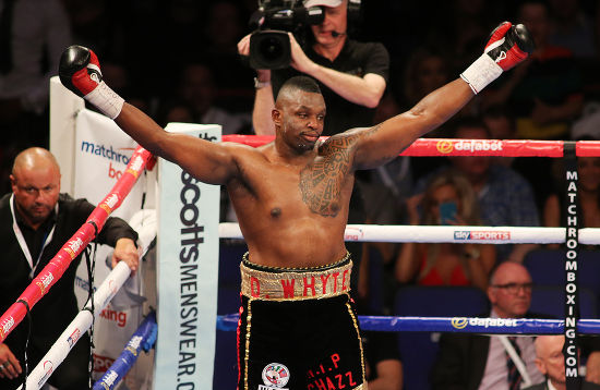 Dillian Whyte Reacts He Wins Fight Editorial Stock Photo - Stock Image ...