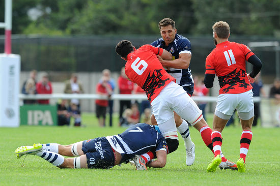 London Welsh Flanker Dan Leo Challenged Editorial Stock Photo - Stock ...