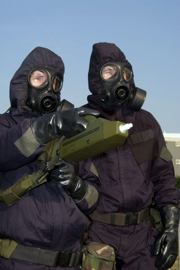Chemical Biological Nuclear Reaction Police Officer Editorial Stock ...