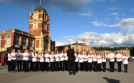 Longcroft School Chior Perform During England Editorial Stock Photo ...
