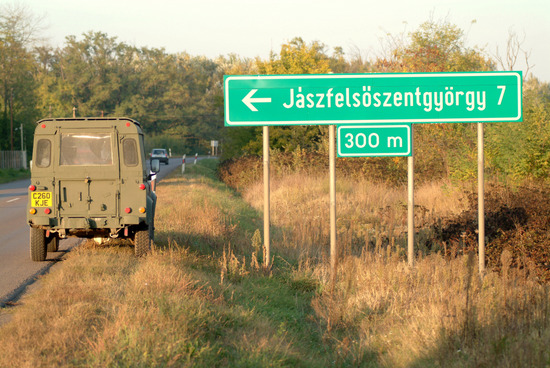 Very Long Road Sign Jaszfelsoszentgyorgy Hungary Editorial Stock Photo ...