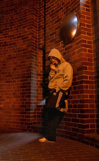 Chav Smoking Editorial Stock Photo - Stock Image | Shutterstock