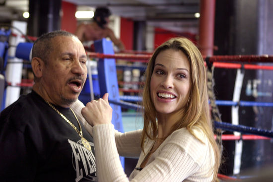 Boxing Trainer Hector Roca Hilary Swank Editorial Stock Photo - Stock ...
