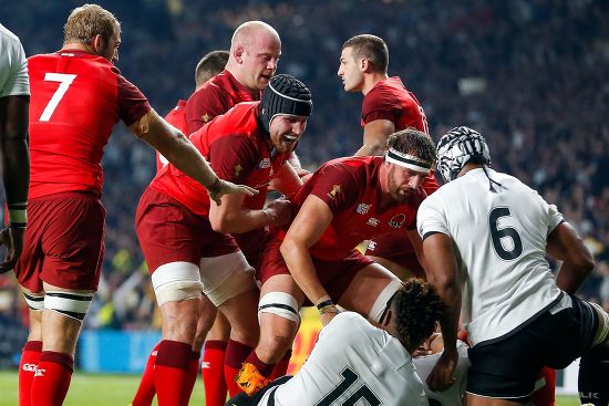 England Number 8 Ben Morgan Celebrates Editorial Stock Photo - Stock ...