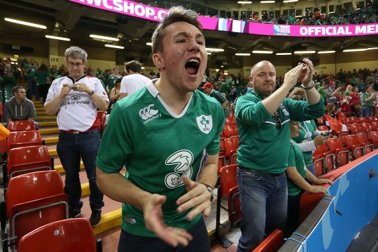 Irish Fan Shows His Passion Team Editorial Stock Photo - Stock Image ...