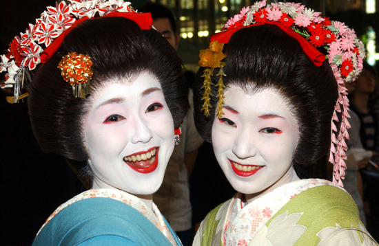 Two Geisha Girls Editorial Stock Photo - Stock Image | Shutterstock