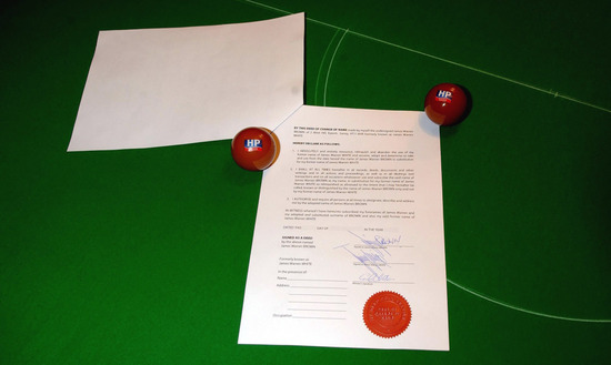 Deed Poll Document Signed By Jimmy Editorial Stock Photo - Stock Image ...