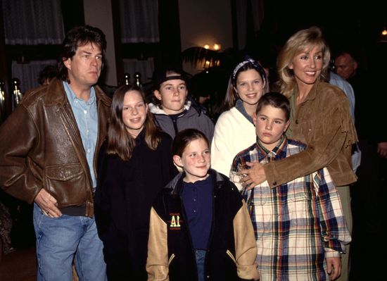 David Foster Linda Thompson Family Editorial Stock Photo - Stock Image ...