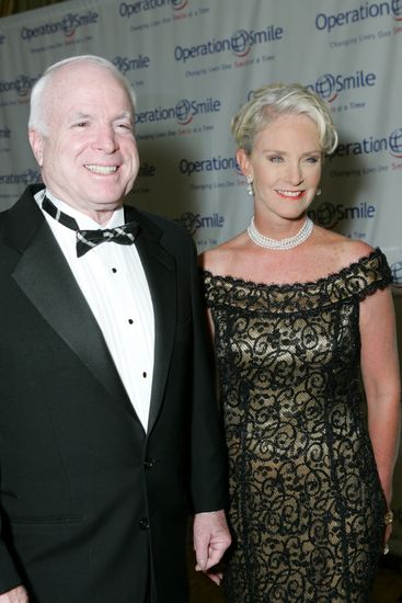 Senator John Mccain Wife Cindy Mccain Editorial Stock Photo - Stock ...