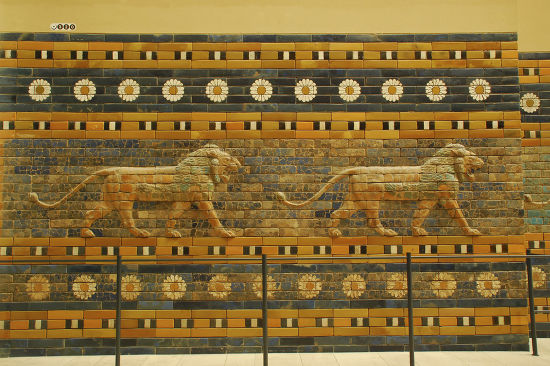Ishtar Gate Processional Way Pergamon Museum - Foto de stock de ...