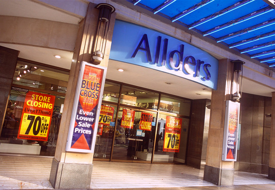 Allders Department Store Closing Down Oxford Editorial Stock Photo ...