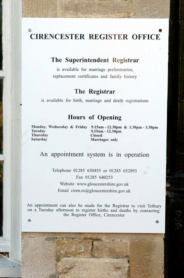 Cirencester Register Office Editorial Stock Photo - Stock Image ...