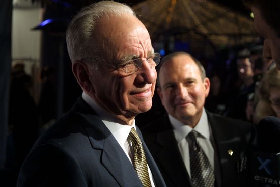 Rupert Murdoch Dr Gary Gitnick Editorial Stock Photo - Stock Image ...