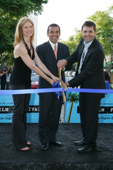 Dawn Hudson Antonio Villaraigosa Rich Raddon Editorial Stock Photo ...