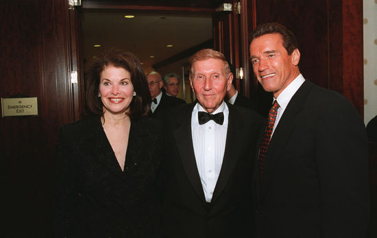 Sherry Lansing Horonee Sumner Redstone Arnold Editorial Stock Photo ...