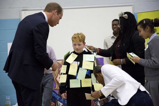 Britains Prince William Sticks Postit Note Editorial Stock Photo ...