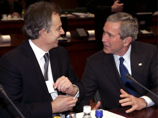 Tony Blair George W Bush Editorial Stock Photo - Stock Image | Shutterstock