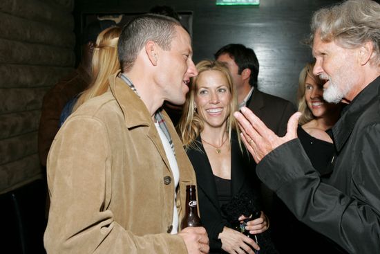 Lance Armstrong Sheryl Crow Kris Kristofferson Editorial Stock Photo ...