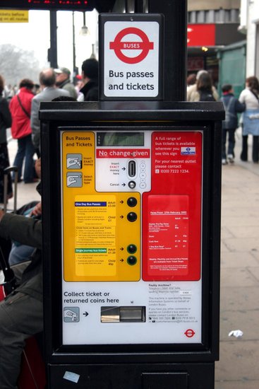 Bus Pass Ticket Machine Editorial Stock Photo - Stock Image | Shutterstock