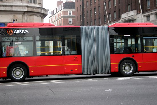 Red London Bendy Bus Editorial Stock Photo - Stock Image | Shutterstock