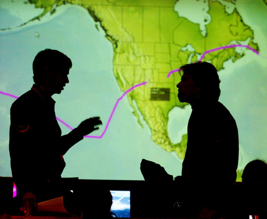 Globalflyer Chief Engineer Jon Karkow Richard Editorial Stock Photo ...