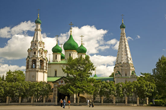 Sovetskaja Place Church Elijah Prophet Yaroslavl Editorial Stock Photo ...