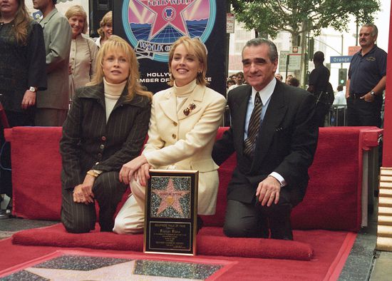Faye Dunaway Sharon Stone Martin Scorsese - Foto de stock de contenido ...