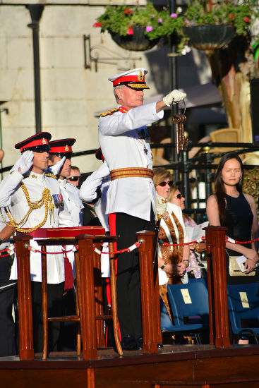 Governor Gibraltar Sir James Dutton Participates Editorial Stock Photo ...