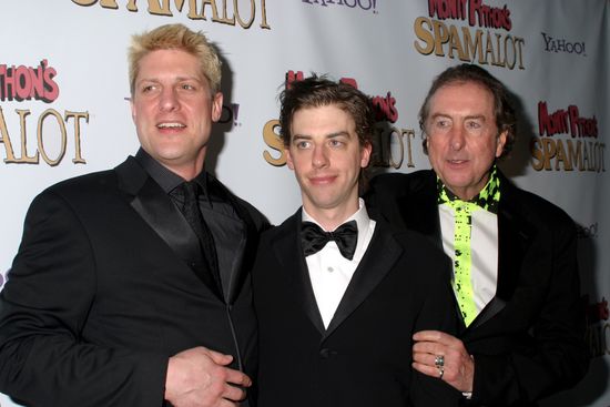 Christopher Sieber Christian Borle Eric Idle Editorial Stock Photo ...