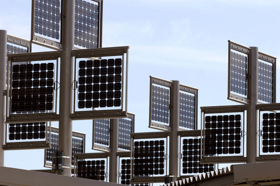 Solar Panels On Hitachi Building Editorial Stock Photo - Stock Image ...