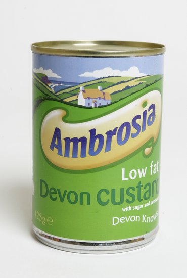 Ambrosia Low Fat Devon Custard Editorial Stock Photo - Stock Image ...