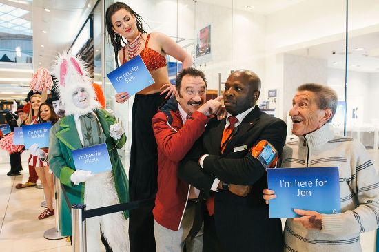 Chuckle Brothers Fellow Line Sitters Queue Editorial Stock Photo ...