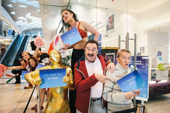 Chuckle Brothers Fellow Line Sitters Queue Editorial Stock Photo ...