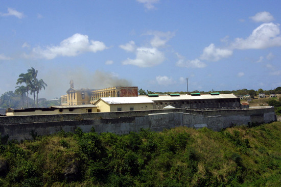 Smoke Pours Out One Prison Buildings Editorial Stock Photo - Stock ...